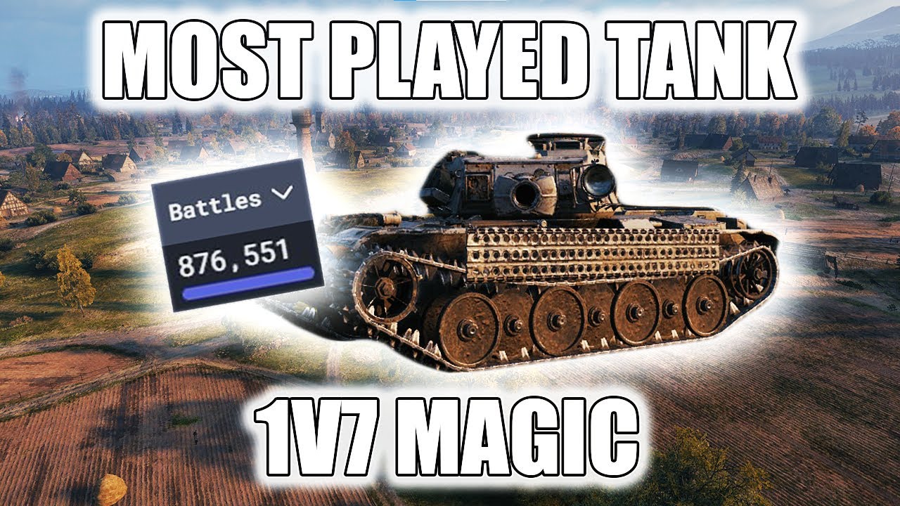 Most Played Tank - World of Tanks Bourrasque - 1V7 MAGIC!!! - YouTube