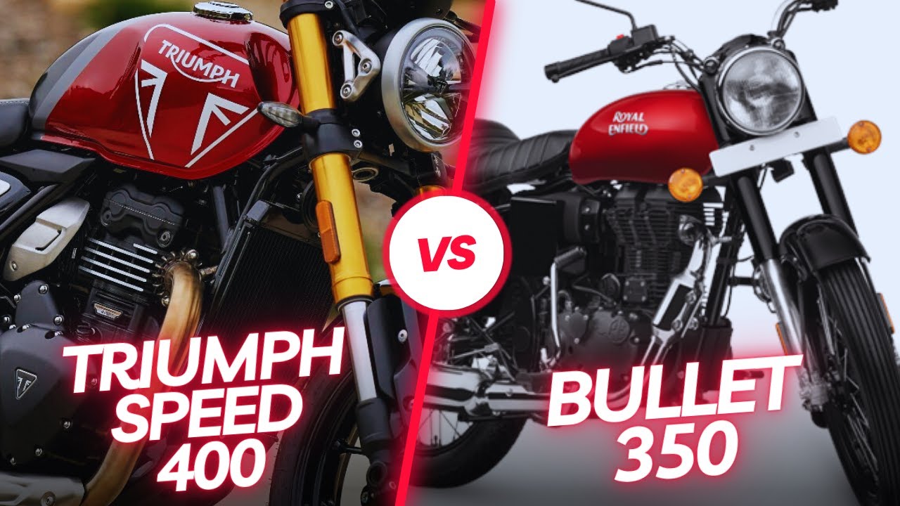 Triumph Speed 400 VS Royal Enfield Bullet 350 || Triumph VS Royal ...