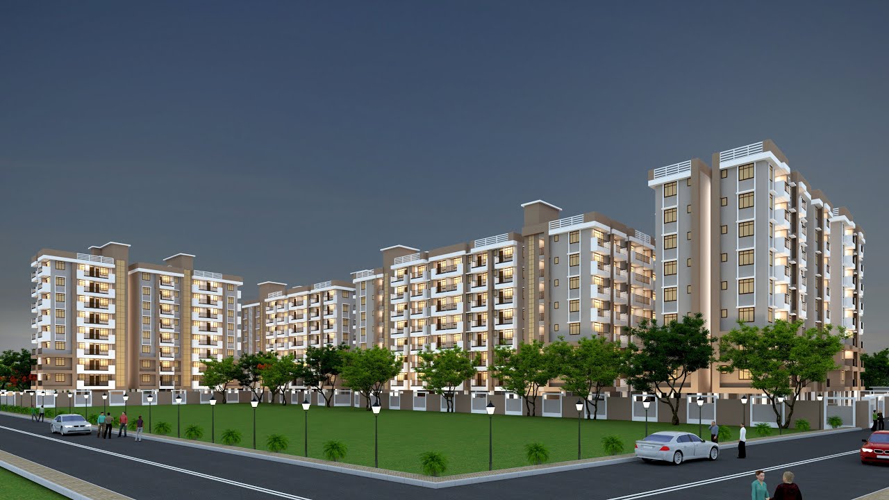 Raghuvar Complex | Walkthrough | Kumar Construction | Multi- Story ...