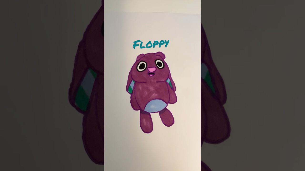 Floppy Bluey drawing #drawing #satisfying #art #sub #tiktok # ...