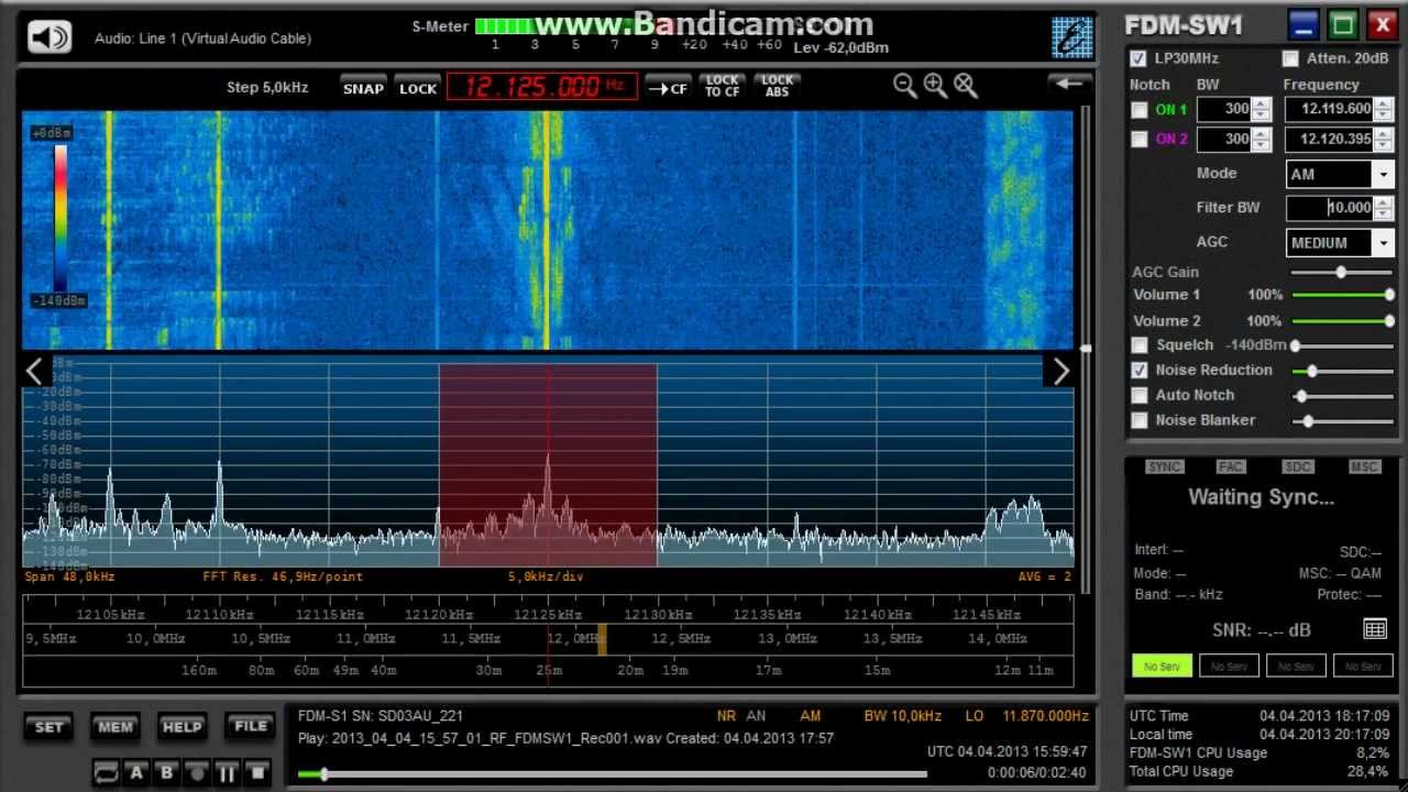 FEBA Radio on 12125khz, Interval Signal, Amharic - YouTube