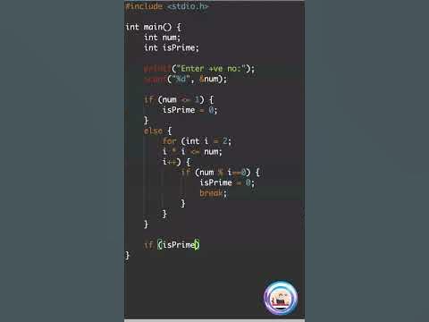 C Programming: Prime Number Checker #ytshorts #shorts - YouTube