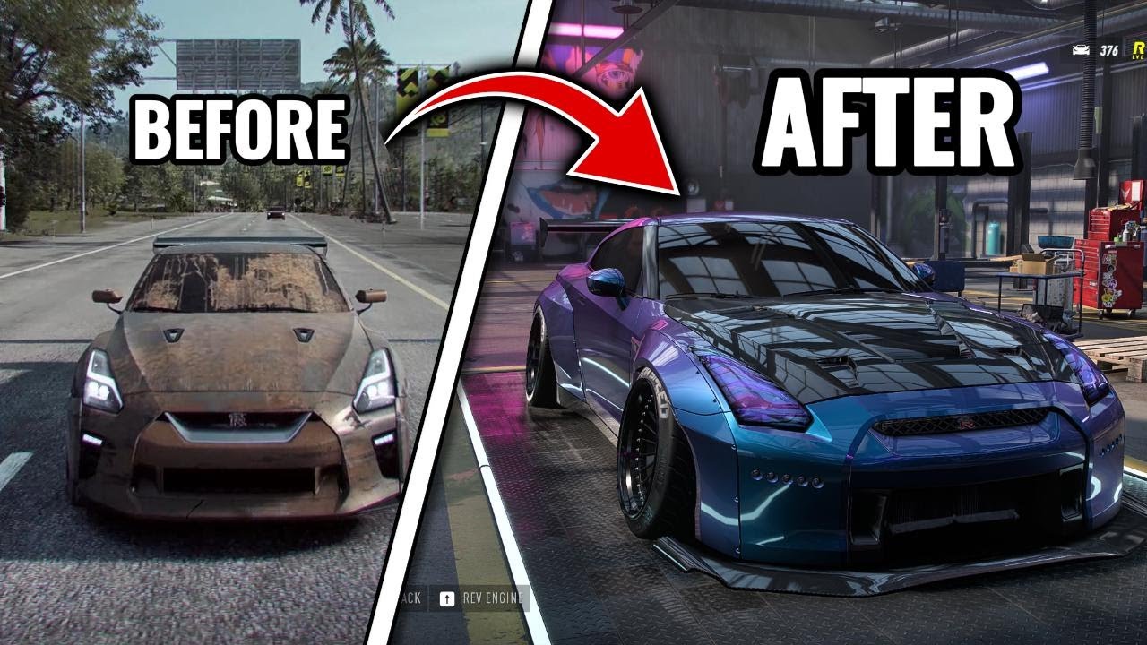 REBUILDING GTR NFS HEAT - YouTube