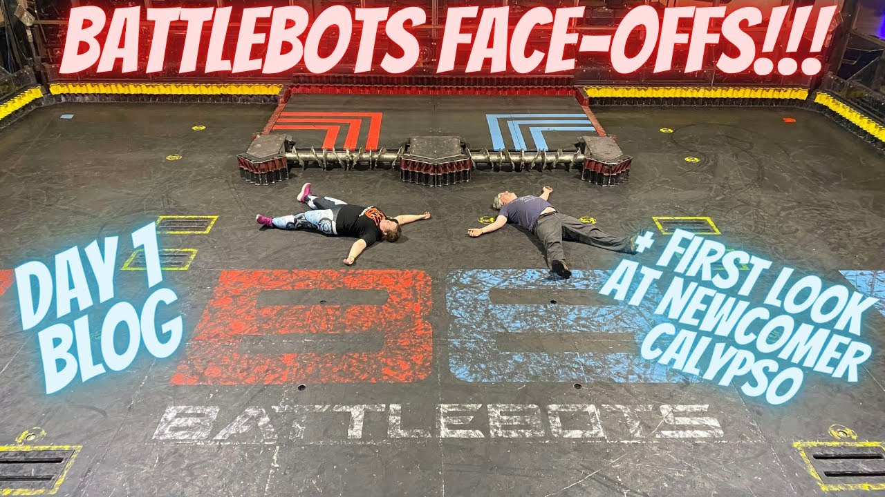 WE MADE IT TO BATTLEBOTS FACE-OFF! Day 1 Blog - YouTube