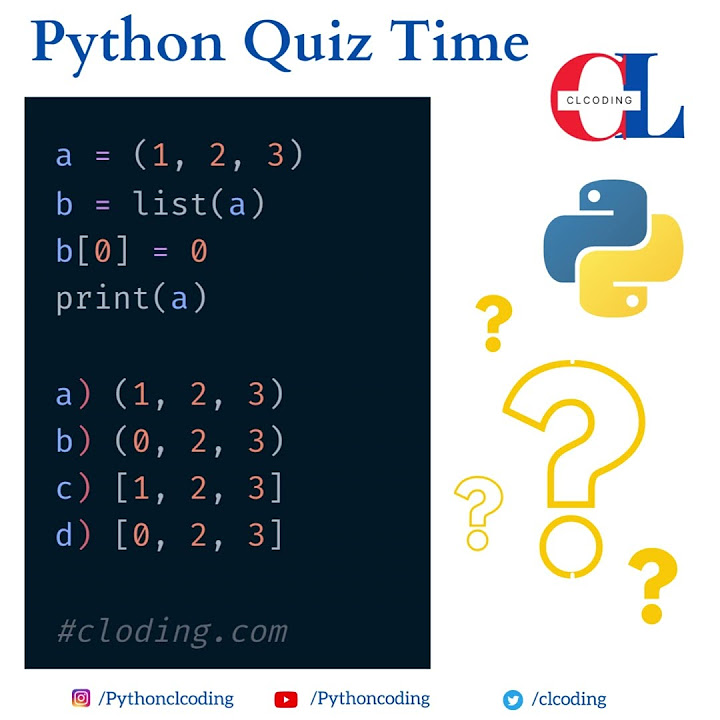 What Is The Output Of The Following Python Code Coding Python Pythonprogramming