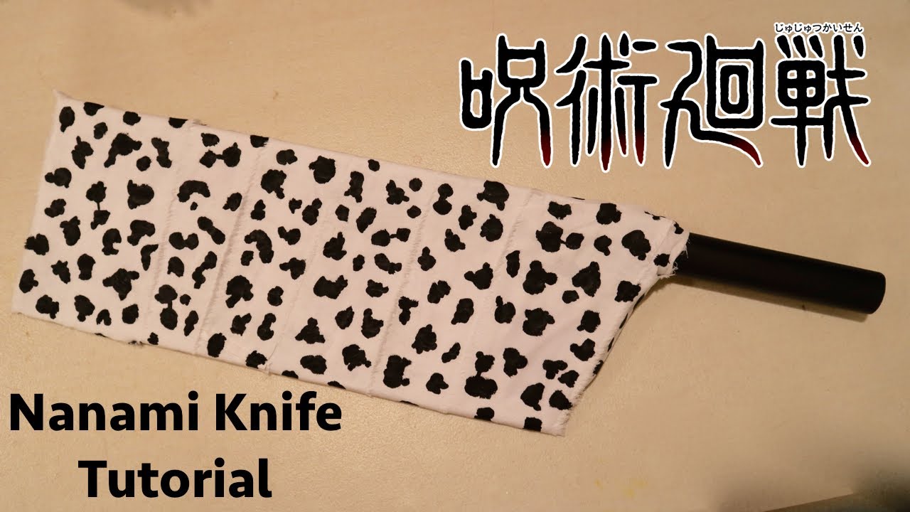 Nanami Kento Cosplay Prop Knife Tutorial Jujutsu Kaisen Youtube