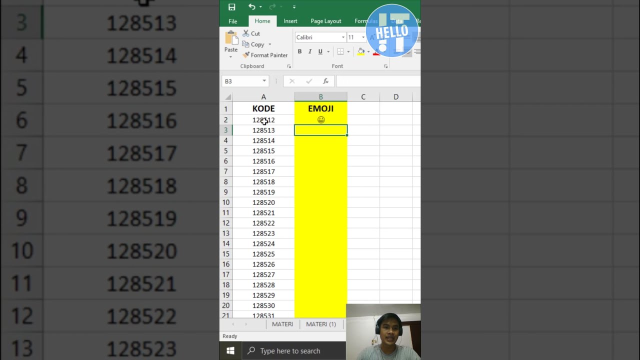 Cara Mudah Membuat Emoji Lucu di Excel #Shorts - YouTube