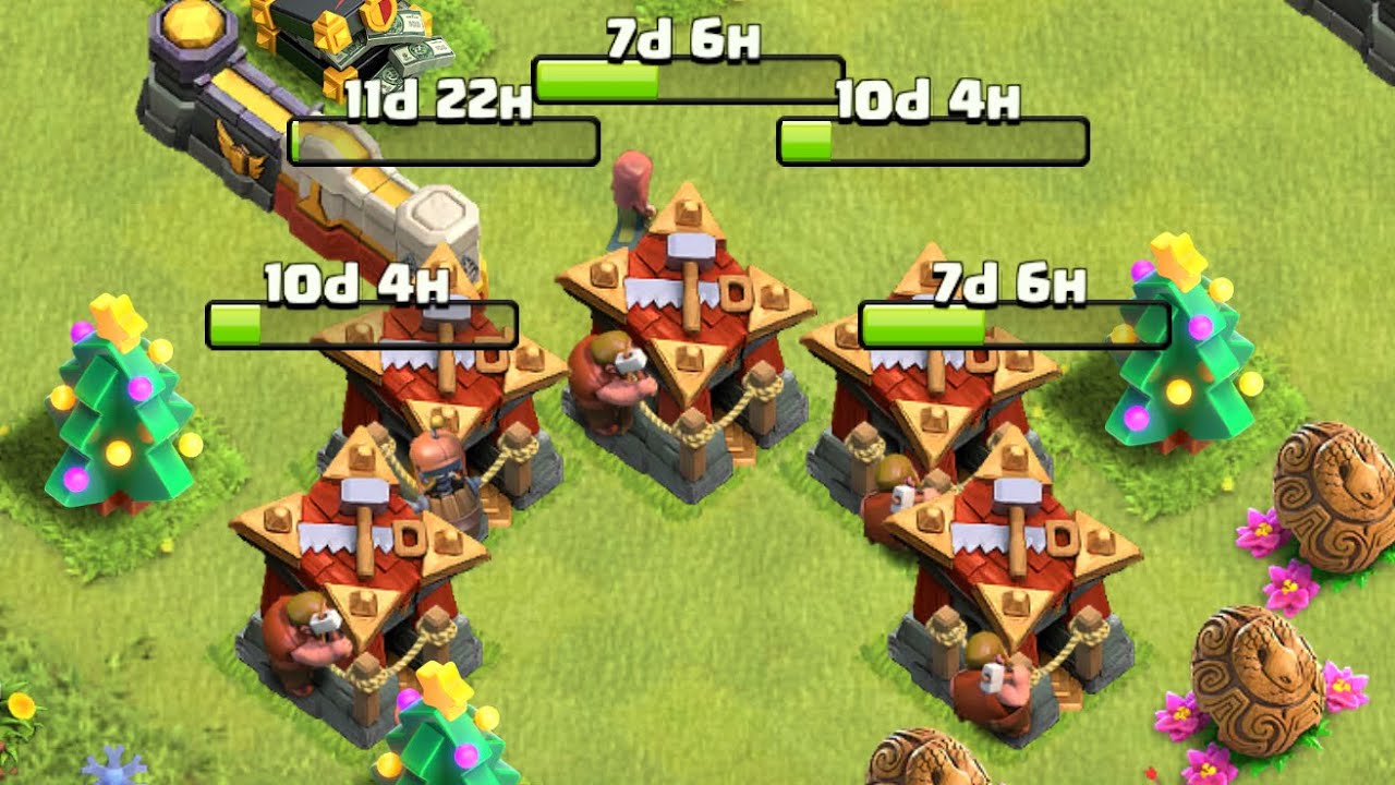 All Builder Huts Are Max! Clash Of Clans - YouTube