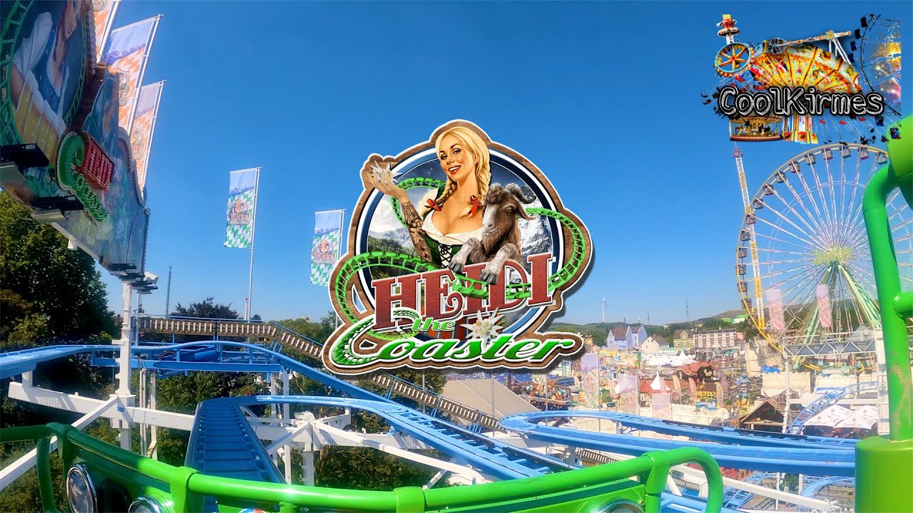 Heidi The Coaster - Schneider (Onride Video) [Cranger Kirmes 2022] - Clip by CoolKirmes - YouTube