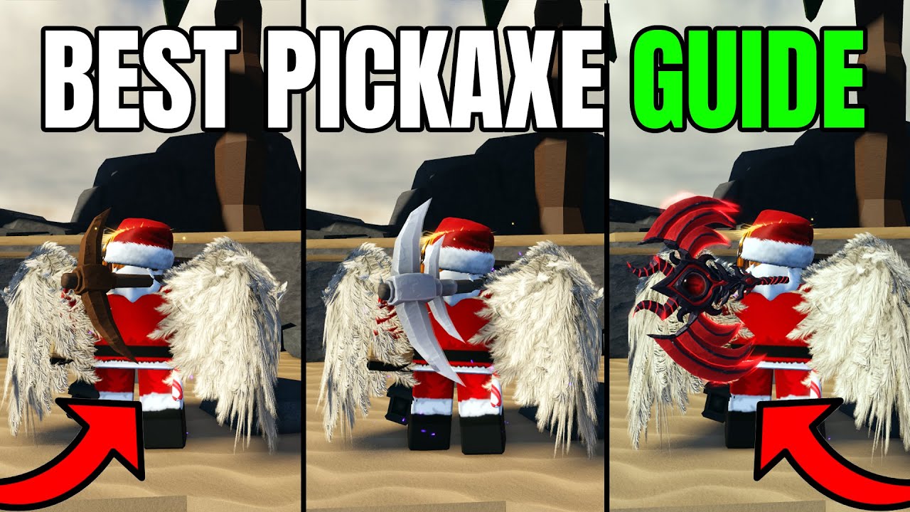 The Forge BEST PICKAXES – Full Pickaxe Progression Guide! Best Mining ...
