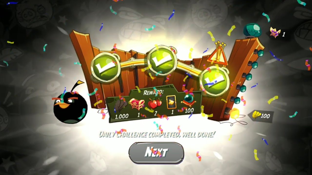 ANGRY BIRDS 2 DAILY CHALLENGE BOMBS BLAST SATURDAY 23-MAY-20 - YouTube