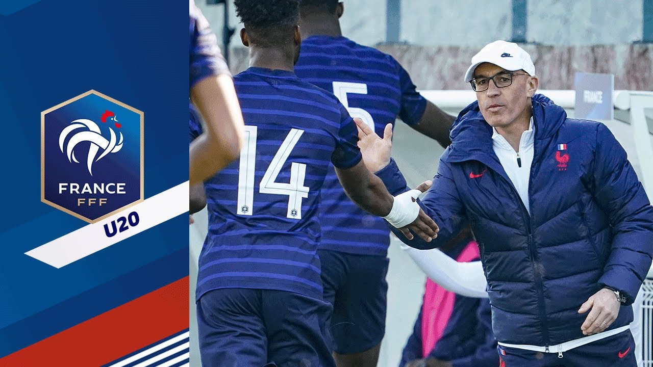 Landry Chauvin évoque les adversaires de la poule, U20 I FFF 2023 - YouTube