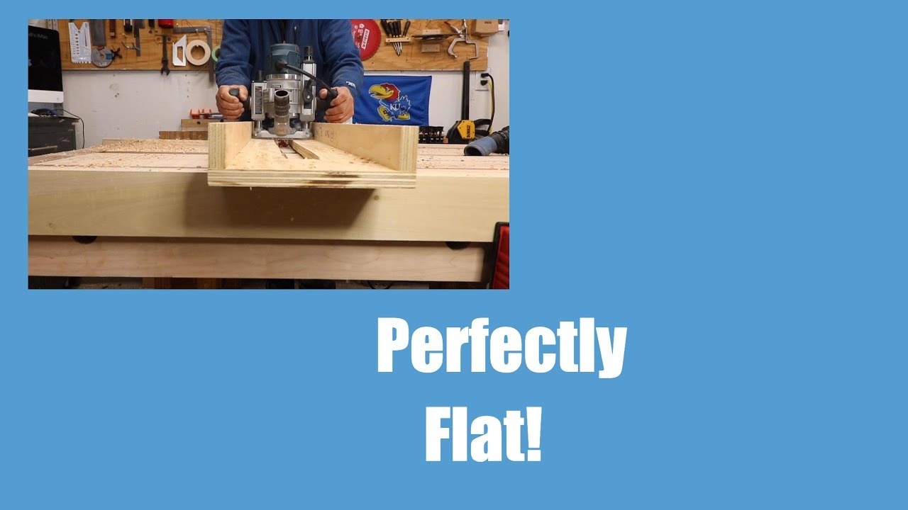 Build A Simple Router Sled to Flatten or Re-flatten Your Workbench ...