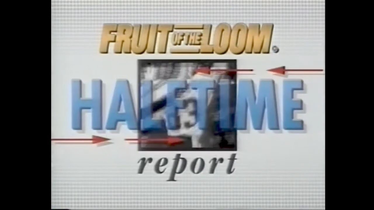 NFL/TNT: Fruit of the Loom Halftime Report (1991-1994) Opening - YouTube