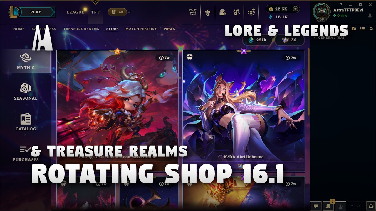 NEXT ROTATING SHOP & TREASURE REALMS | TFT 16.1 - YouTube