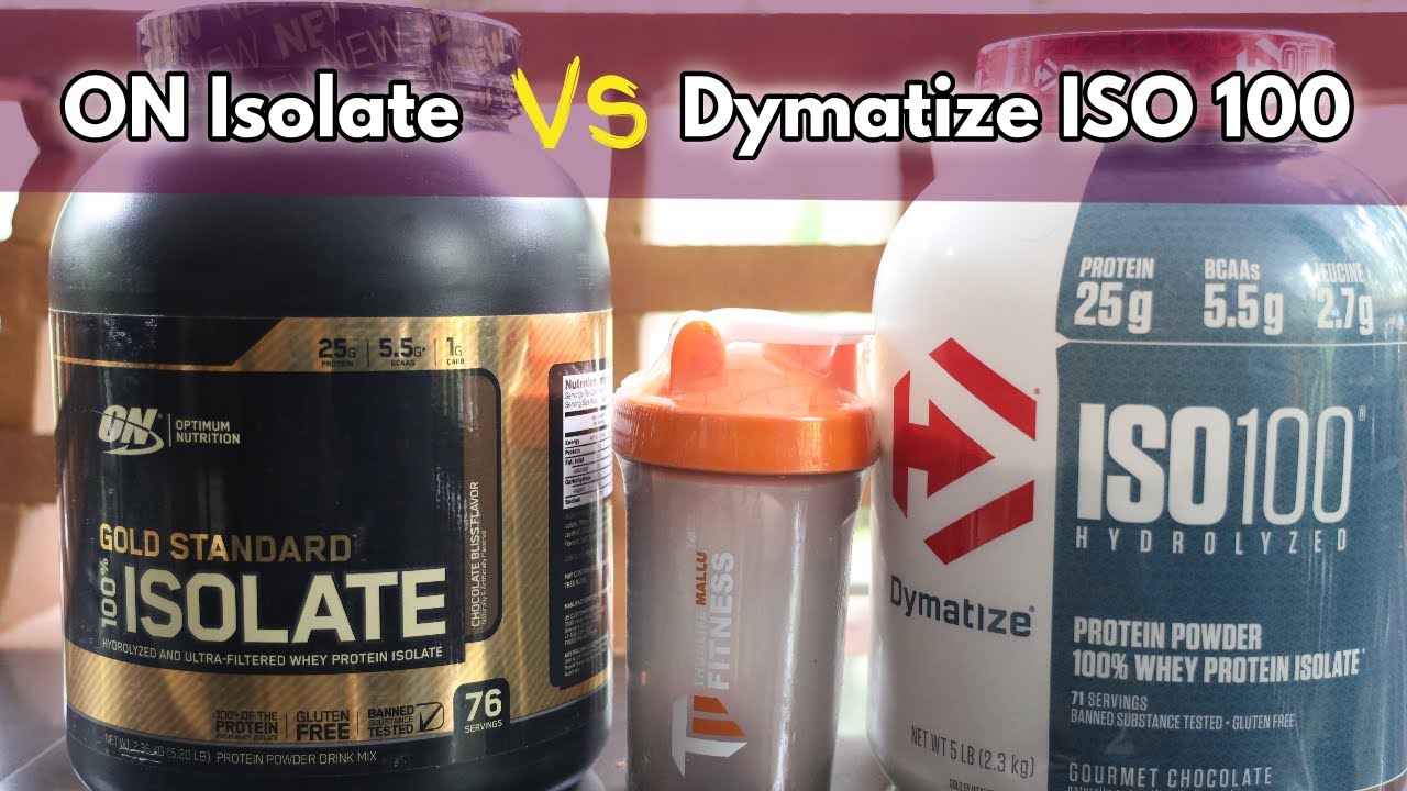 Optimum Nutrition Isolate VS Dymatize ISO 100 | proTM - YouTube