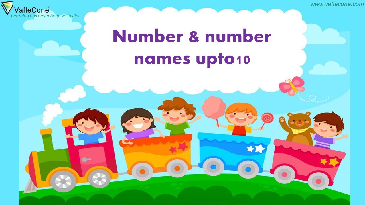 Number Names 1 to 10, Number names 1-10, Number Names with spelling ...