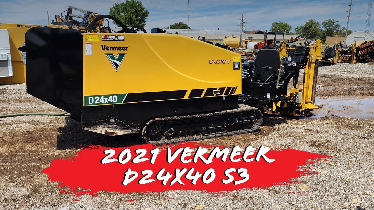 2021 Vermeer D24x40 S3 demo | SOURCE: HDD - YouTube