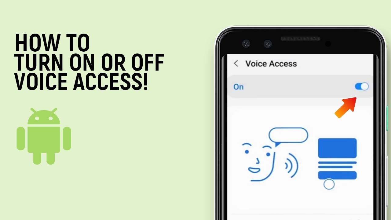How to Turn on or Off Samsung Voice Access Accessibility Feature for ...