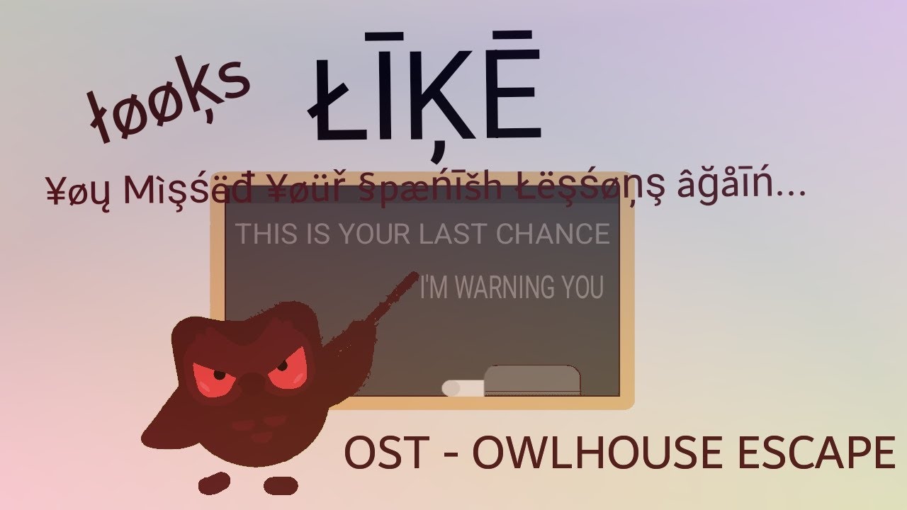 Duolingo Basics In Different Languages OST - Owlhouse Escape - YouTube