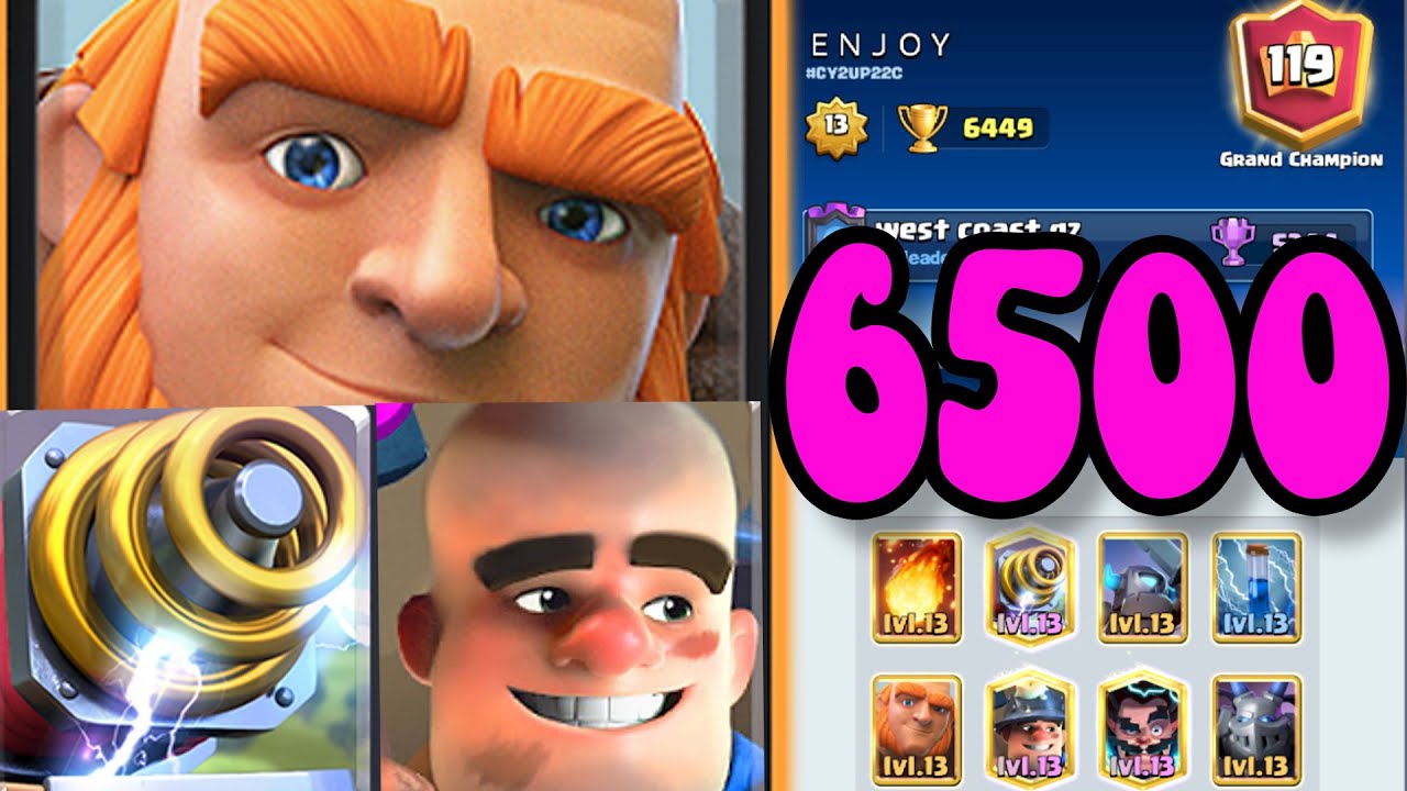 Giant Sparky King 🏆 hydrogen 6500 gameplays 👈Clash Royale - YouTube