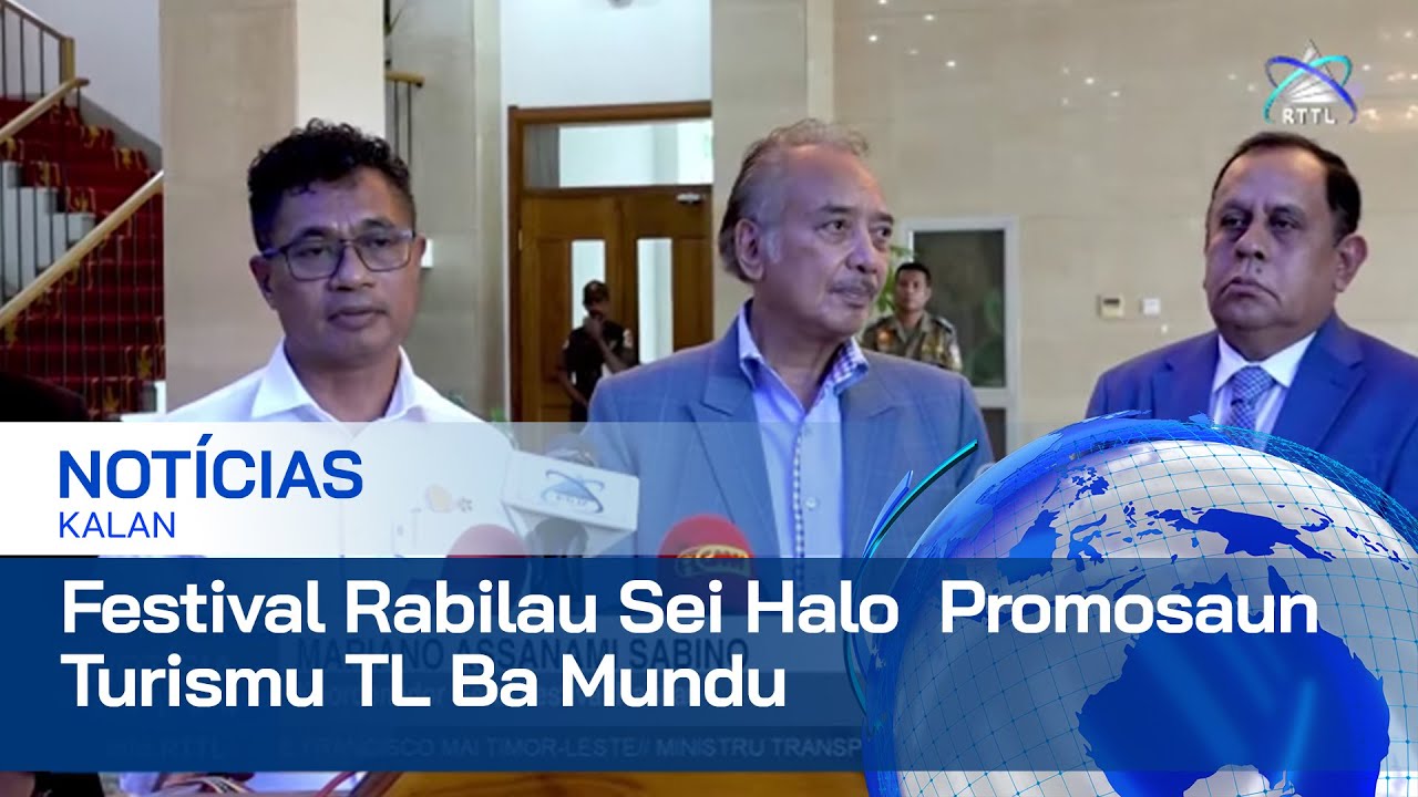 Governu Aprezenta Preparasaun Festival Rabilau Ba Xefe Estadu - YouTube