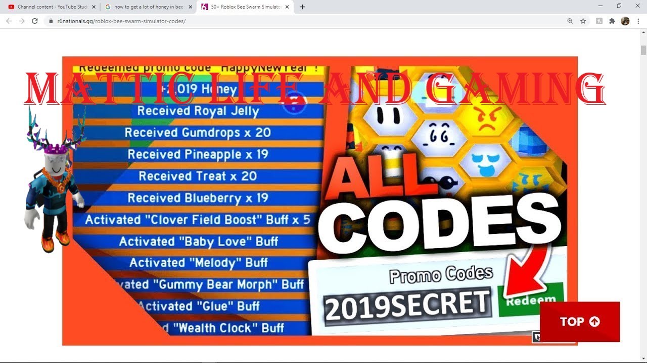 Mattic life gaming: Roblox how to get a lot of honey in bee swarm ...