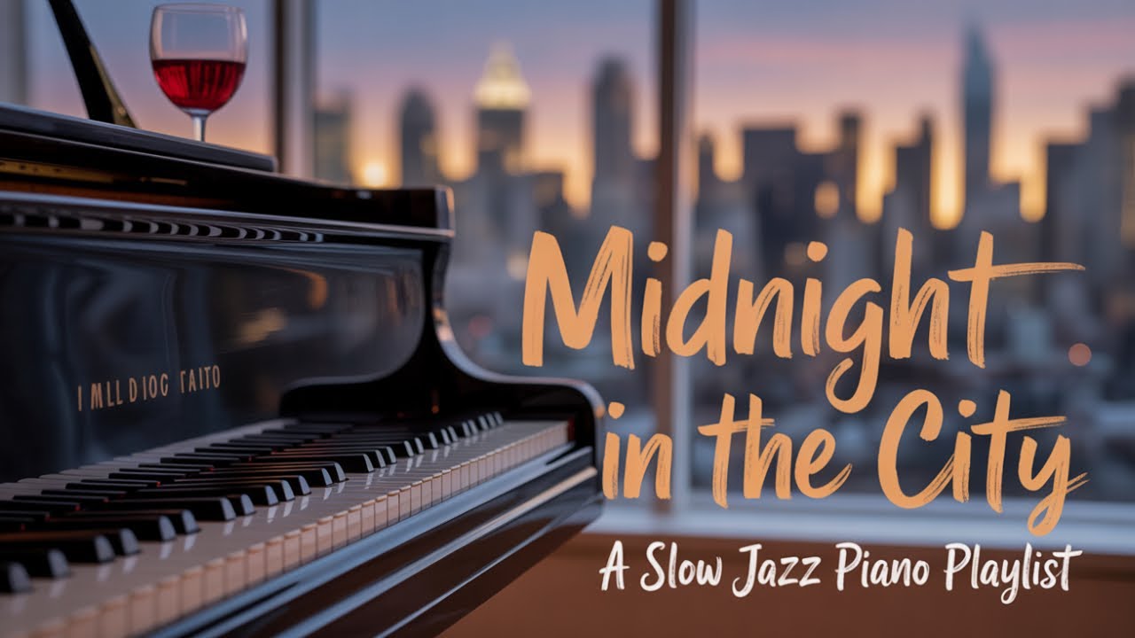 Midnight in the City A Slow Jazz Piano Playlist - YouTube