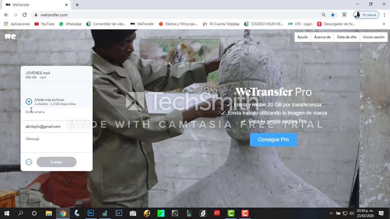 Tutorial WeTransfer - YouTube