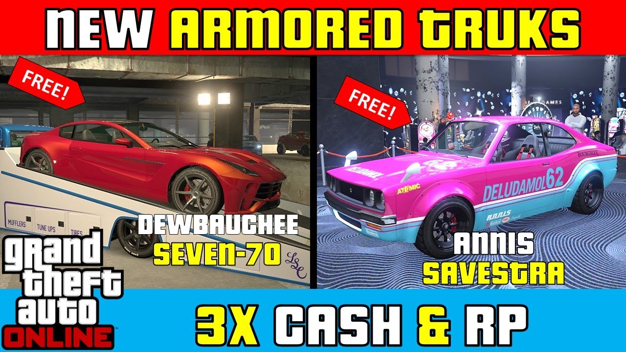 2X CASH ON ARMORED TRUCK ROBERIES | 3x Cash & RP On Tiny Racers | GTA ...