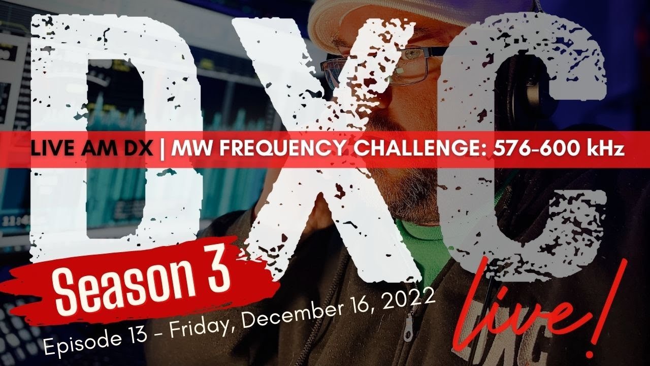 LIVE AM/MW DX: DX Central Live - S. 3, Ep. 13 | Friday, December 16 ...