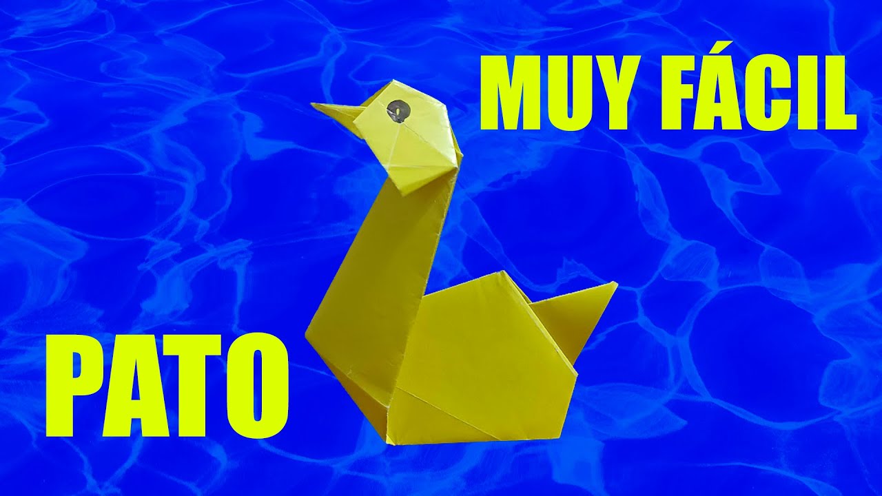 Como hacer un PATO de papel - YouTube