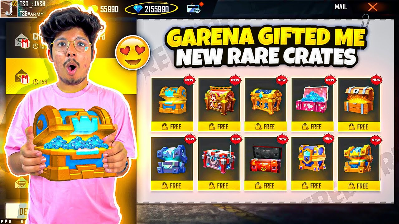 Free Fire Rarest Crates |😍 i Got Samuria Bundle, Angelic Bundles,Dino😍 ...