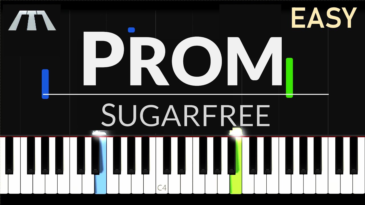 Prom (Sugarfree) - EASY Piano Tutorial - YouTube