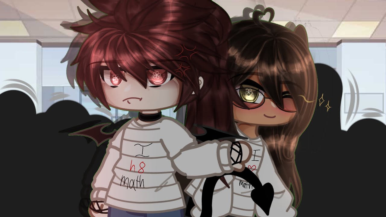 I love/hate math || gacha life meme || trend || ft.lukas °• - YouTube