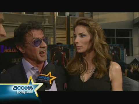 Sylvester Stallone Access Hollywood Interview - YouTube