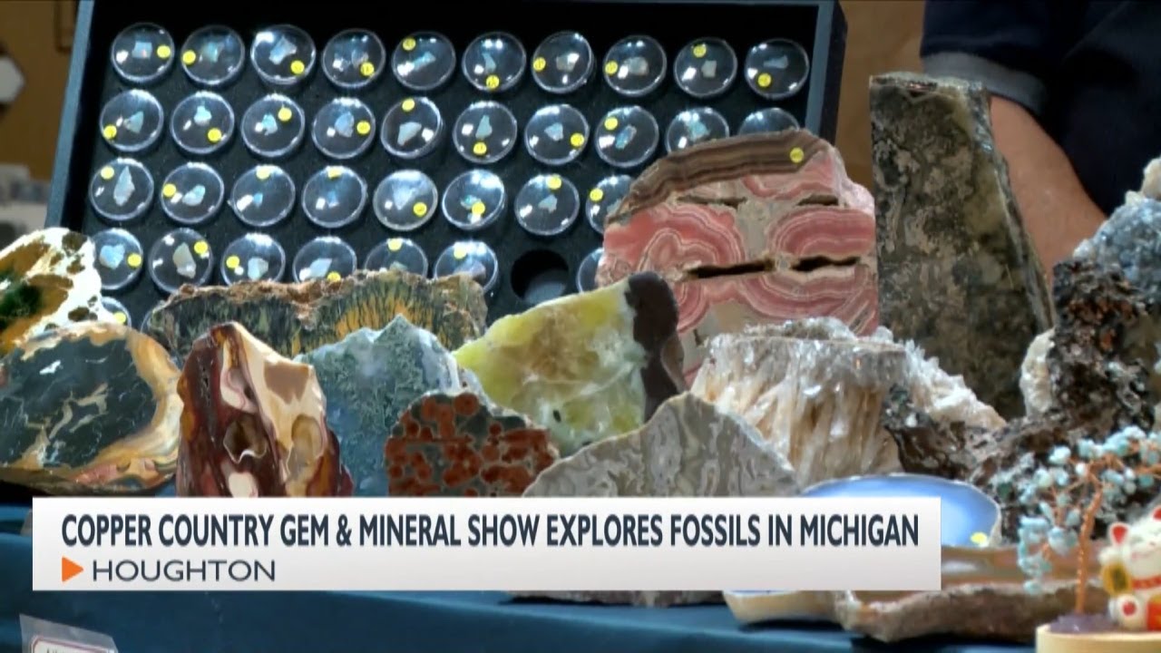 Copper Country Gem & Mineral Show explores fossils in Michigan - YouTube