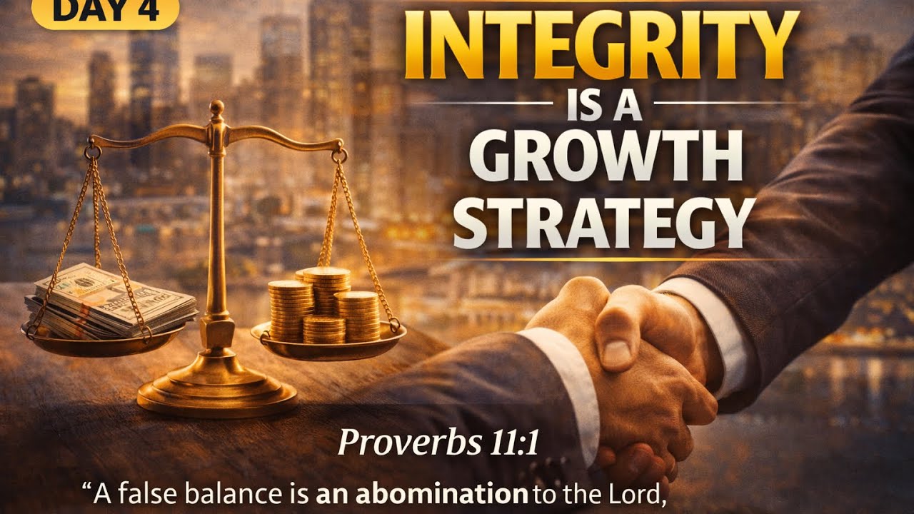 Day 4 – Integrity Is a Growth Strategy Verse: Proverbs 11:1 - YouTube