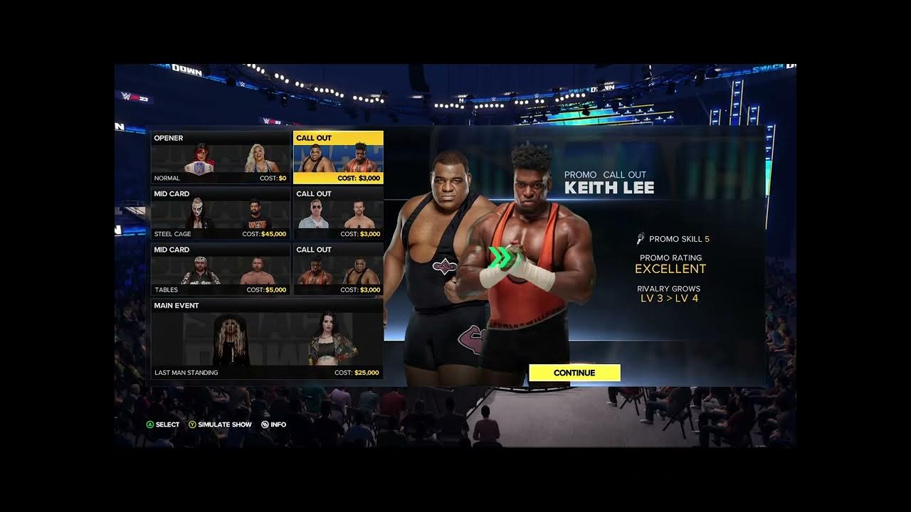 WWE 2K23 MY GM MODE S3 EP 5 SMACKDOWN (AEW) VS RAW XAVIER WOODS VS ADAM PEARCE SEASON 3 FINALE ...