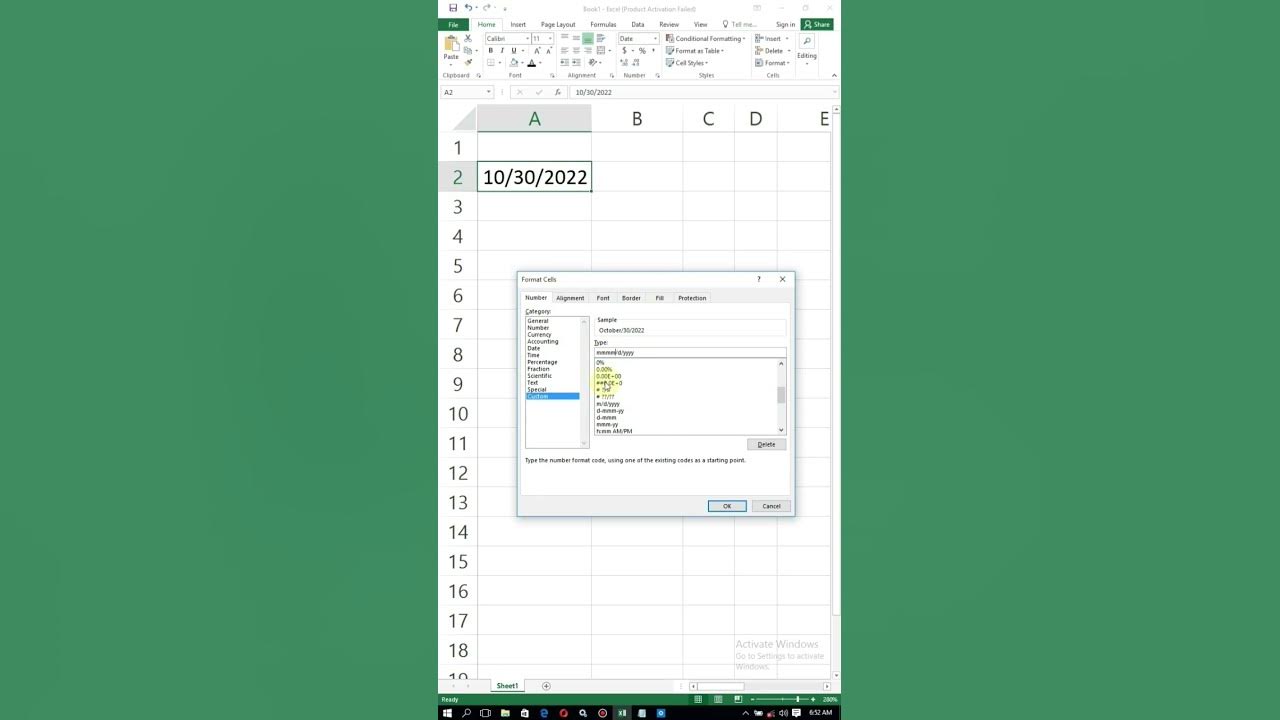 Custom Formatting Customformatting Customroom Shorts Excel Exceltricks Exceltips