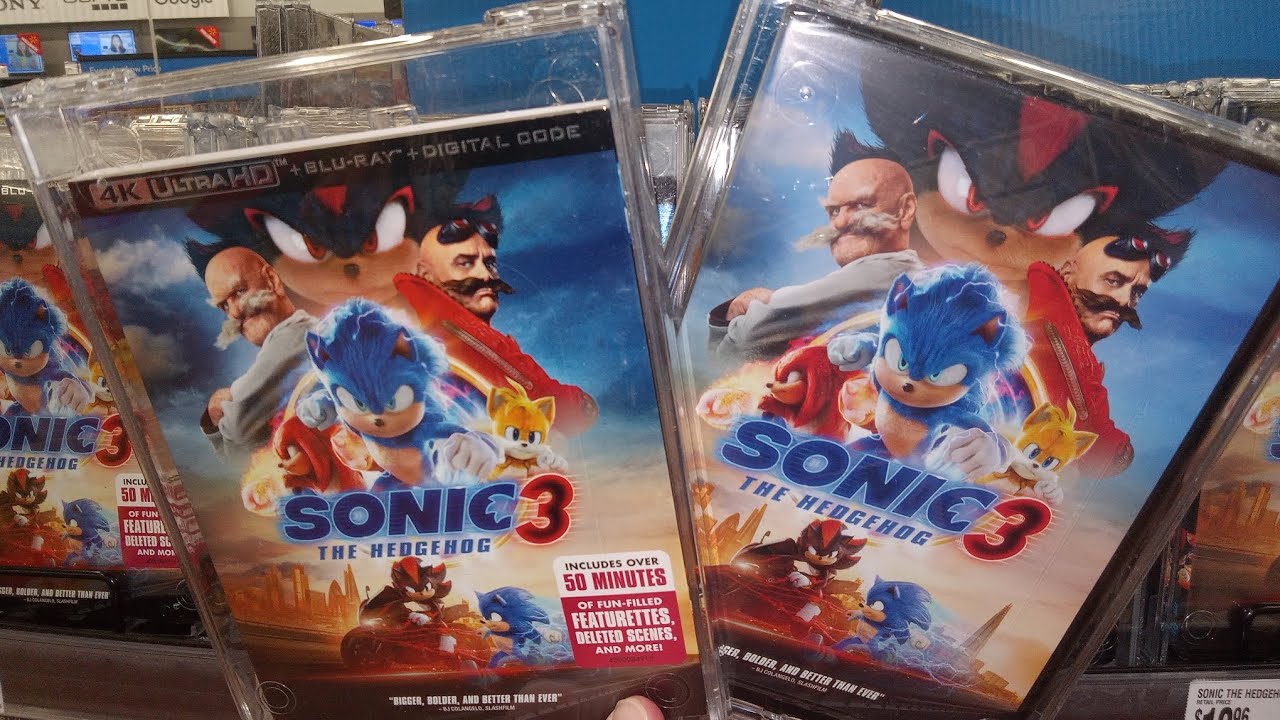 Sonic The Hedgehog 3 Physical Media Hunt at Walmart 4/16/25 - YouTube
