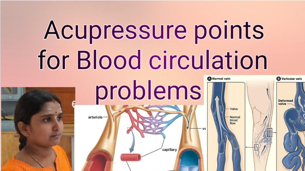 Acupressure points for Blood Circulation problems | ರಕ್ತ ಸಂಚಾರಣೆಯ ...