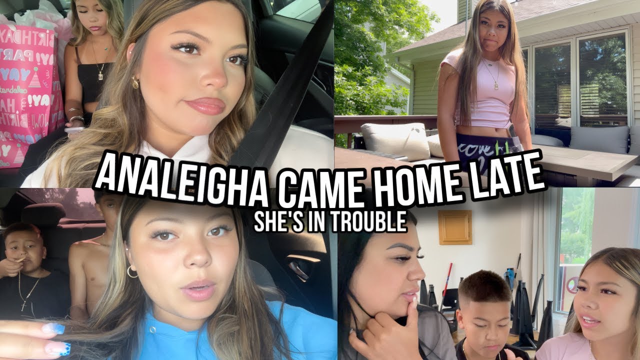 Analeigha Stayed Out Too Late + We Had A Bad Strom - YouTube