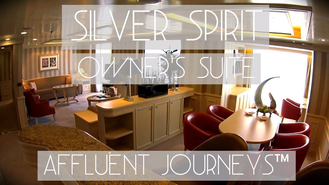 Silversea Silver Spirit Owner's Suite Tour - YouTube