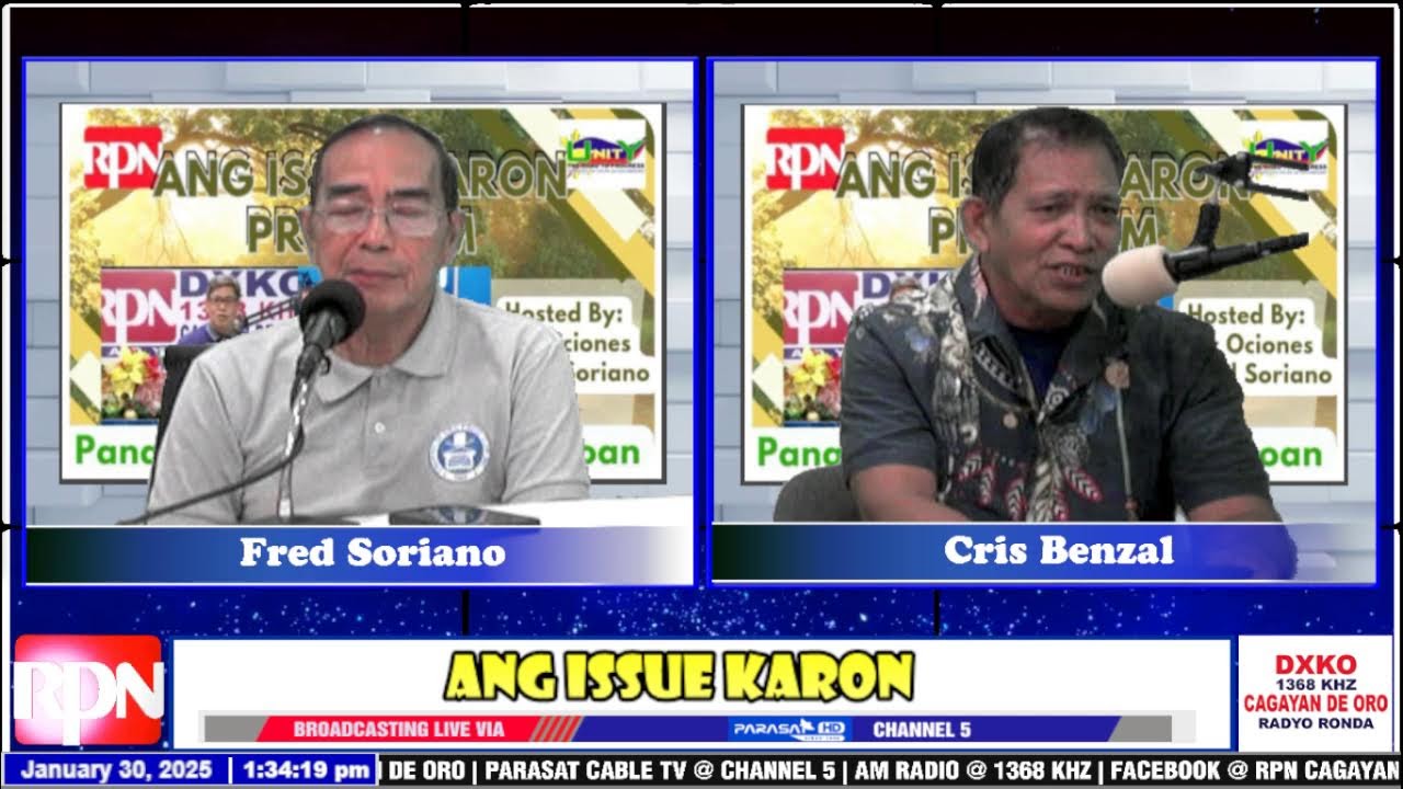 ANG ISSUE KARON | January 30, 2025 - YouTube