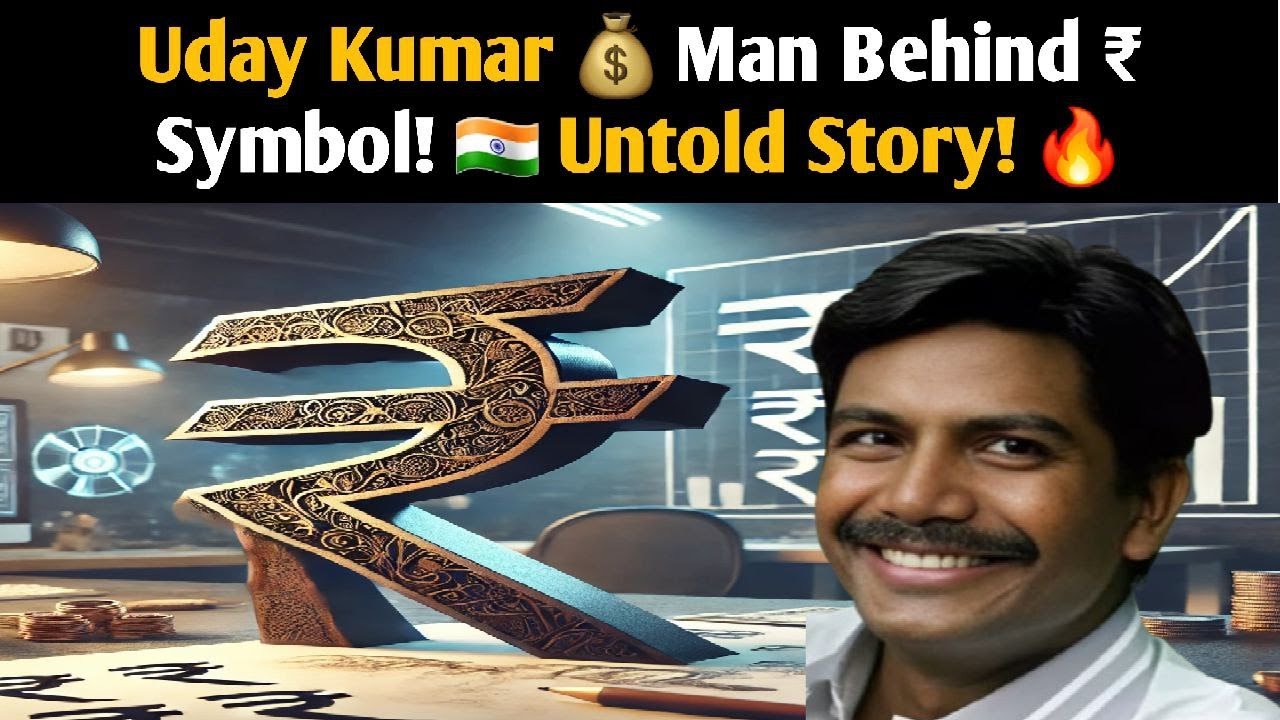 💰 Meet Uday Kumar! 🌟 The Man Who Designed India’s Iconic Rupee Symbol ...