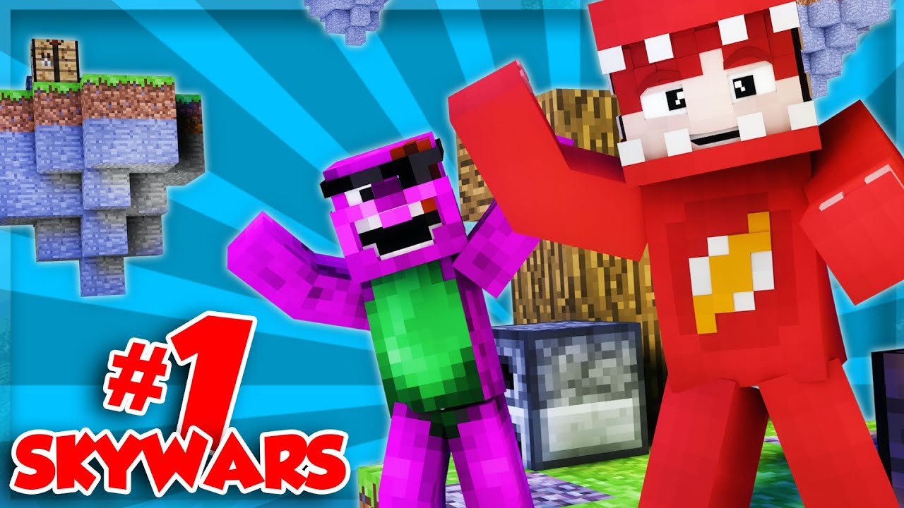 BACK TO BACK EPIC WINS! | Minecraft Skywars with ThatGuyBarney! - YouTube