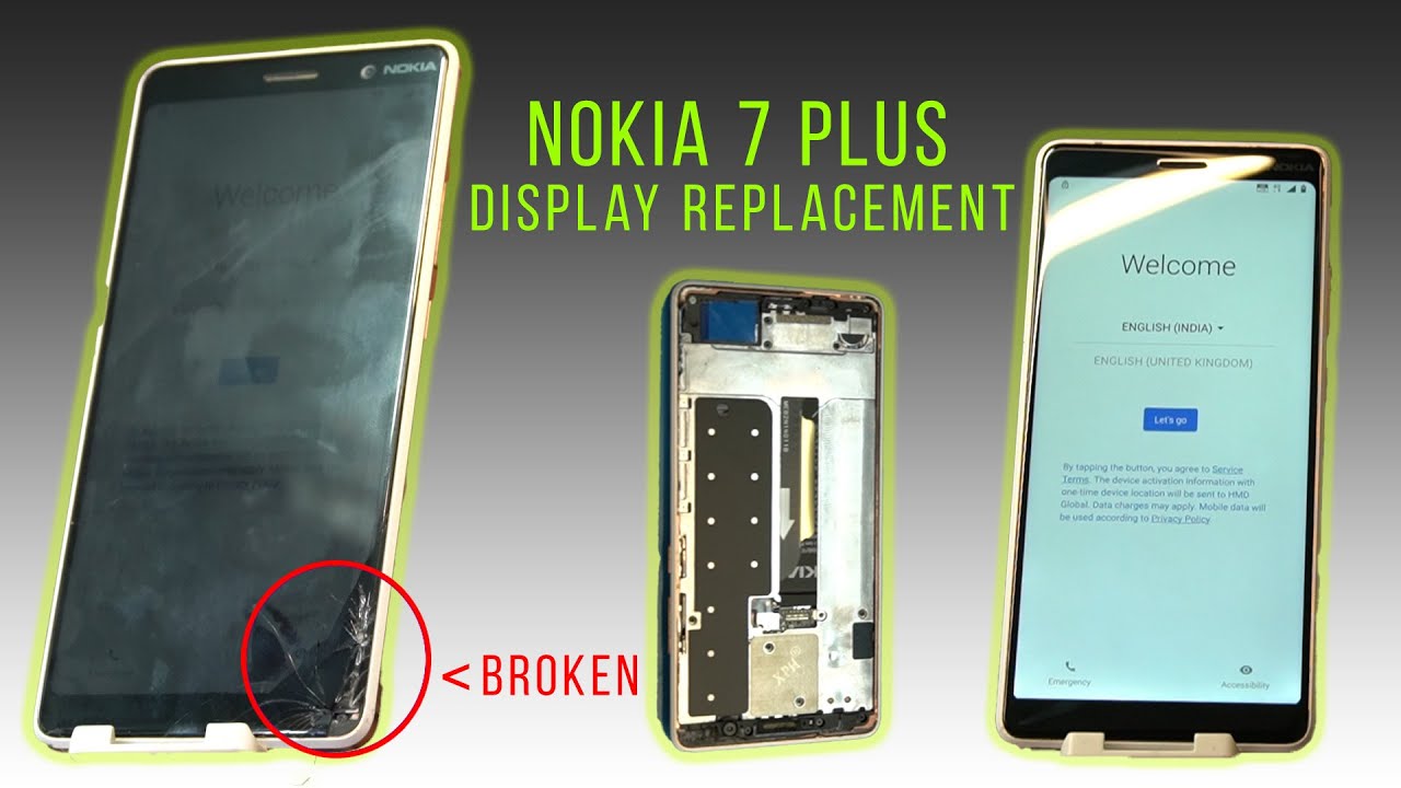 Nokia 7 Plus Display Replacement - YouTube