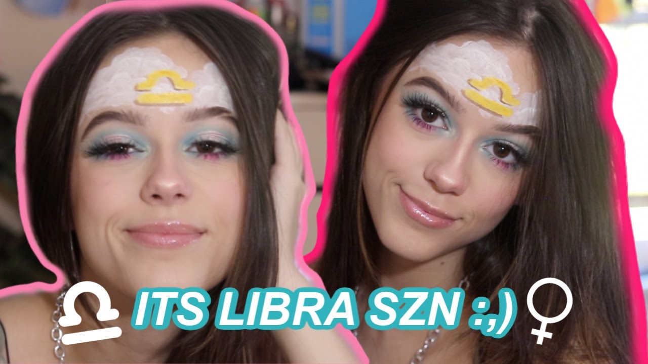 LIBRA INSPIRED ZODIAC MAKEUP LOOK - YouTube