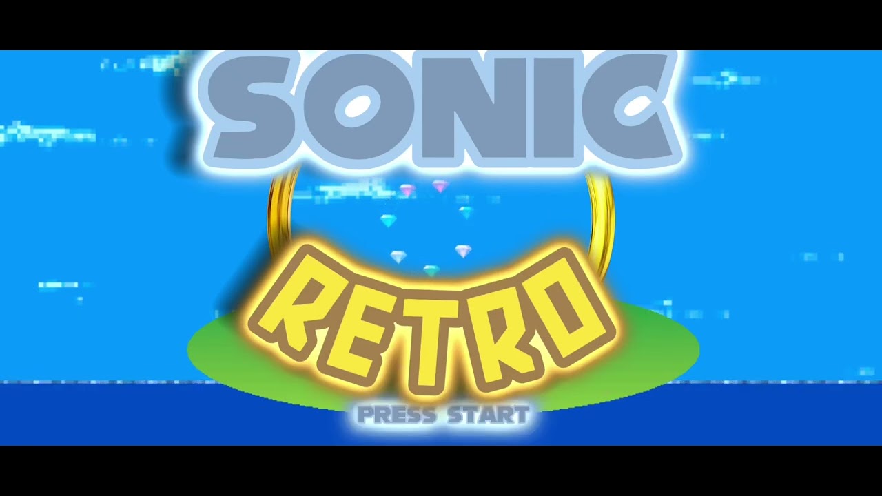 Sonic Retro Title Screen - YouTube